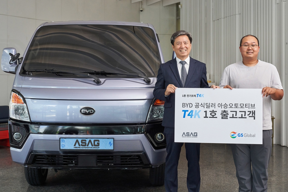 "포터·봉고와 정면승부"…1900만원대 전기트럭 'T4K' 고객 인도 본격화