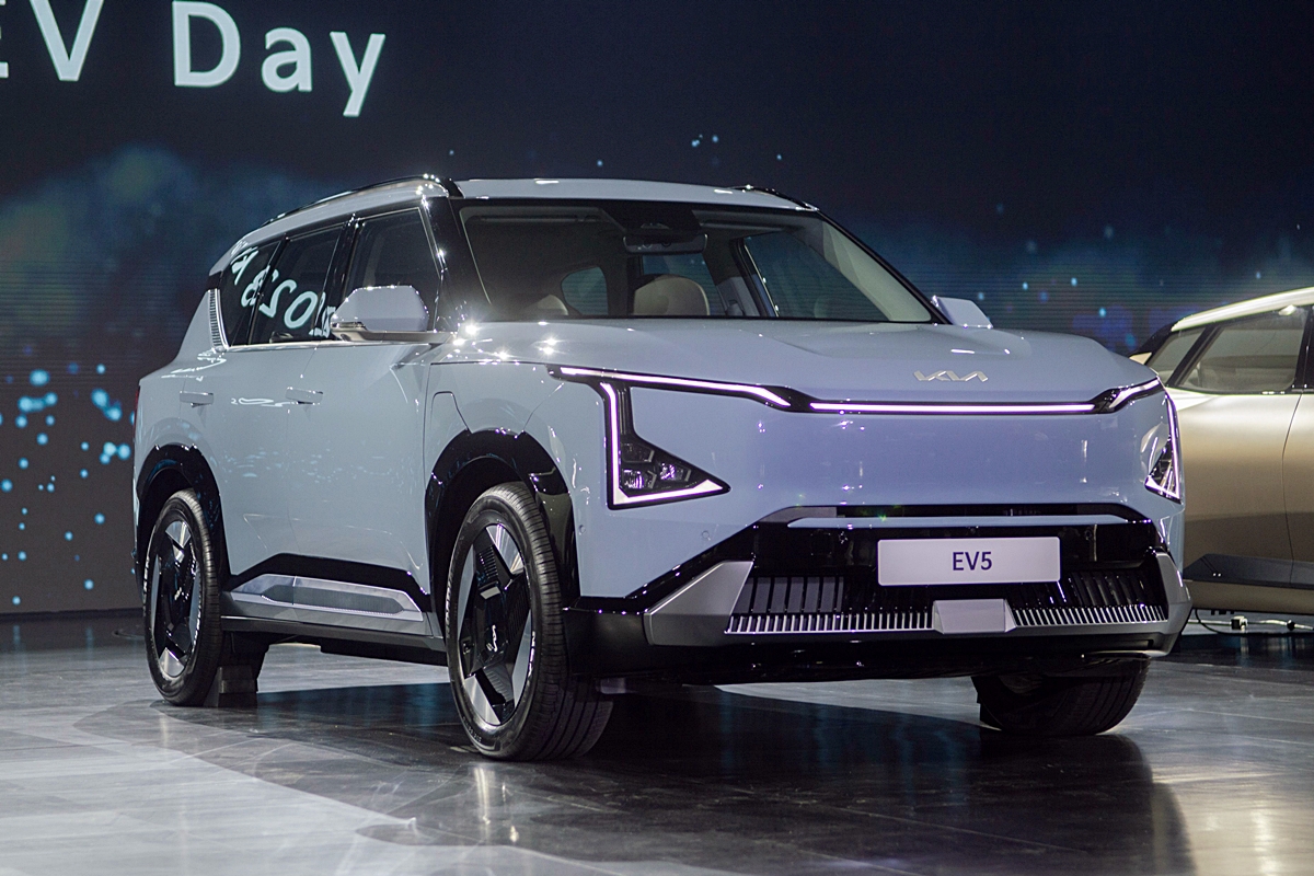 "대박 예감" 650km 달리는 'EV5' 국내 첫 공개, 출시는…