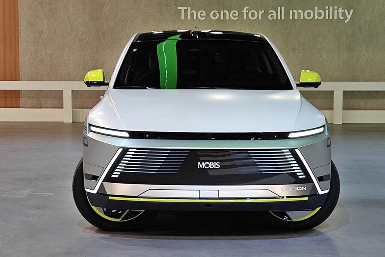 "입이 떡 벌어지네"…현대모비스, e코너시스템 탑재한 '모비온' 공개