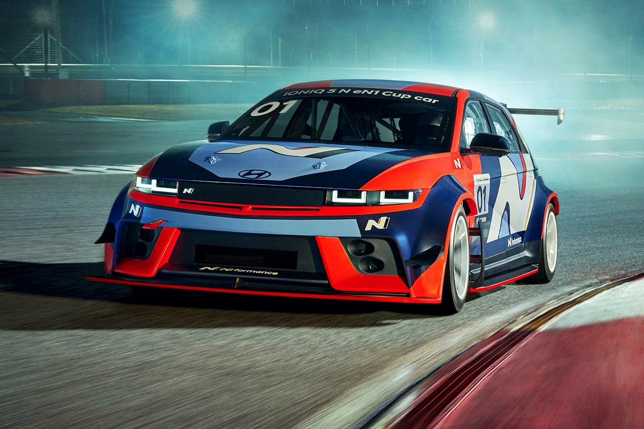 650마력의 전기 레이스카 '아이오닉5 N eN1 컵 카' 공개
