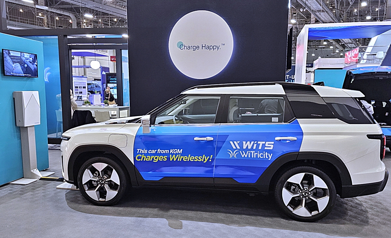 KGM, 전기차 올림픽 'EVS 37'서 '전기차 무선충전' 기술 선보인다