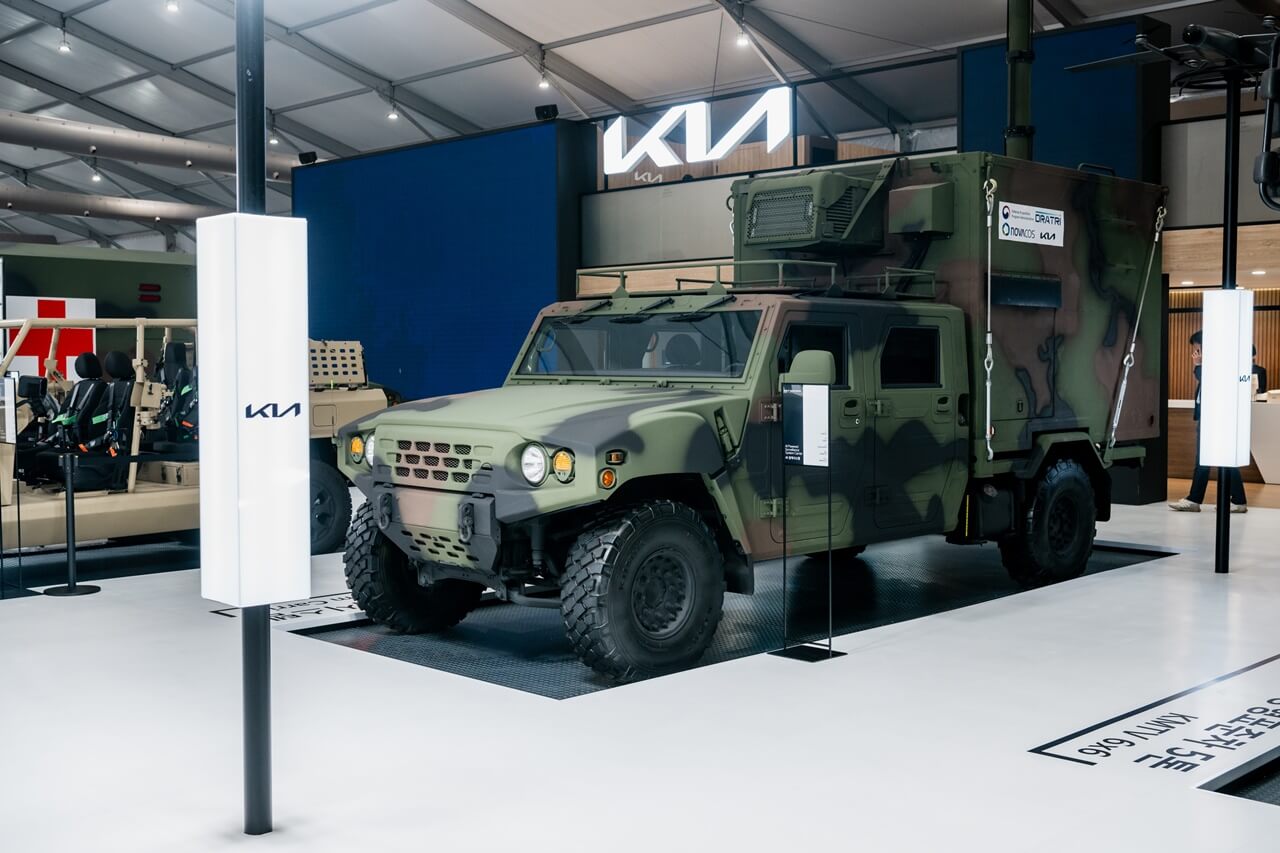 기아, 뛰어난 기동성과 작전수행능력 모두 갖춘 'KMTV·수소 ATV' 실물 첫 공개