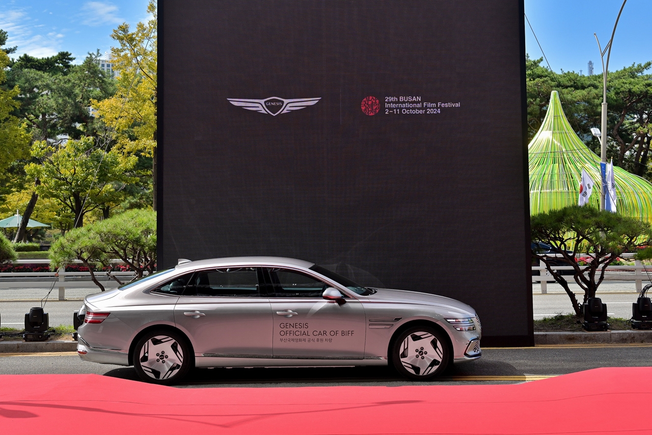 제네시스, 부산국제영화제에 G90 블랙·GV80 쿠페 등 의전차량 100여대 제공