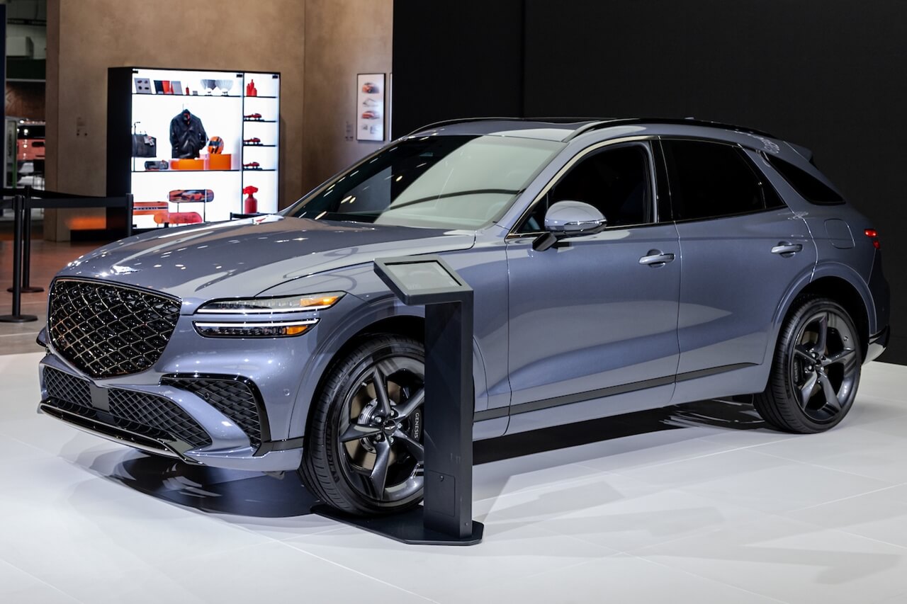 [LA오토쇼] 제네시스, ‘GV70’ 부분변경 공개…내년 美 출시